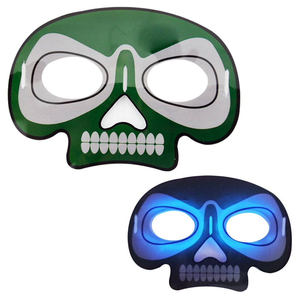 Halloween Glow Mask - Skull - Kikajoy Party Store