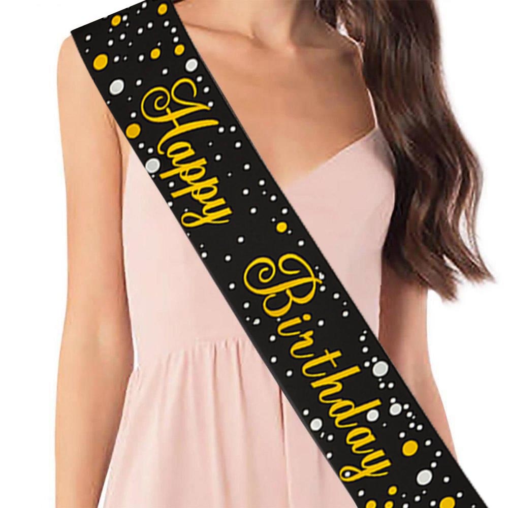 Happy Birthday Sash - Kikajoy Party Store