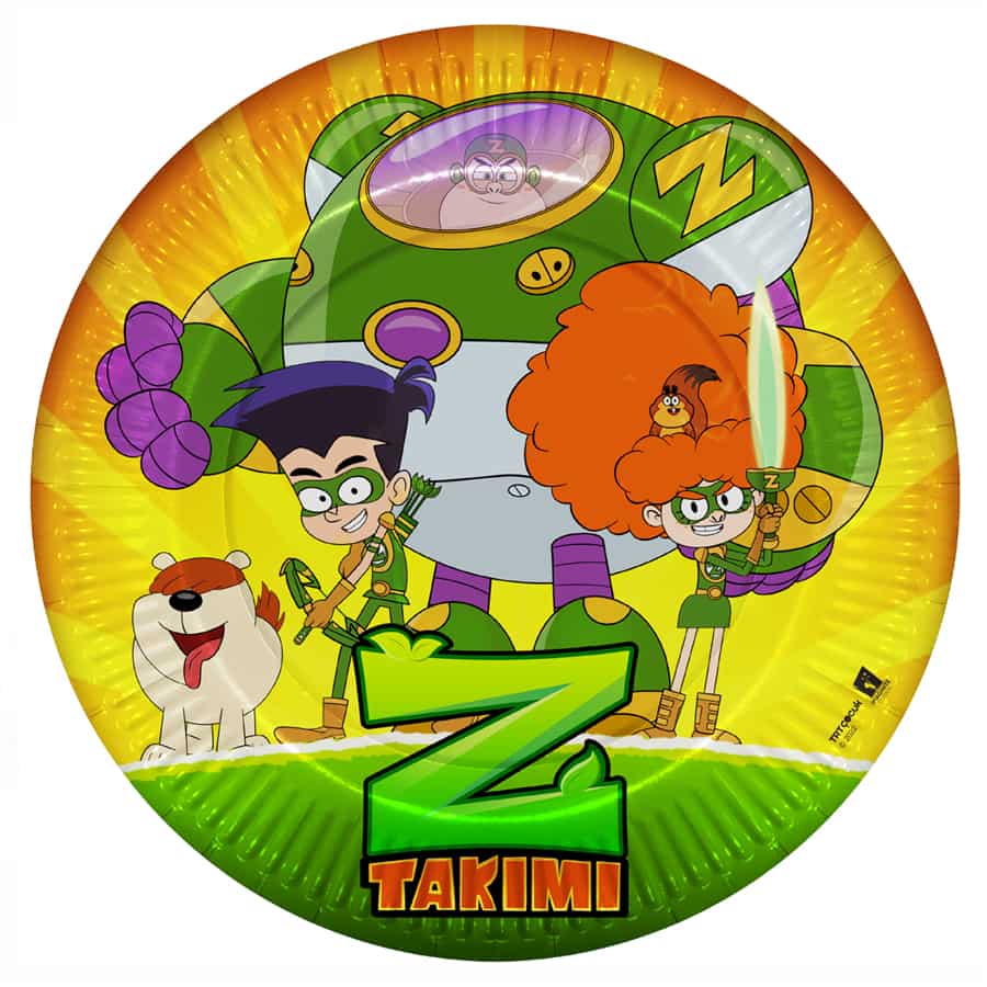Team Z Paper Plates - Kikajoy Party Store